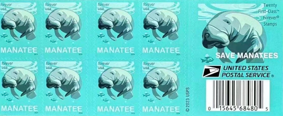 USPS Save Manatees Forever Stamps – Trusted Stamp Co.